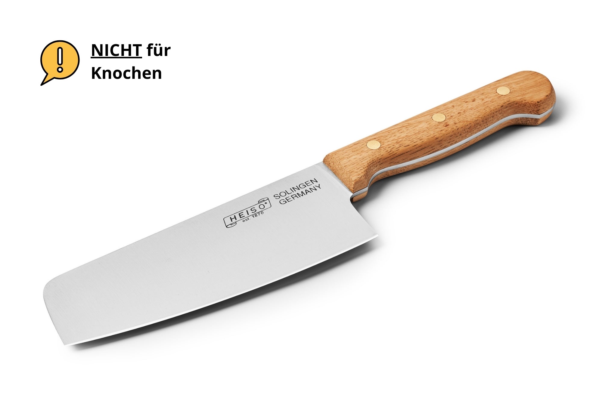 Hackmesser 17cm GUSTAV – Robustes Küchenmesser